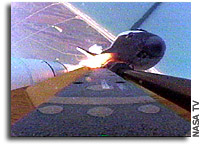 First Onboard Live Video of a NASA Space Shuttle Launch Provided by ...