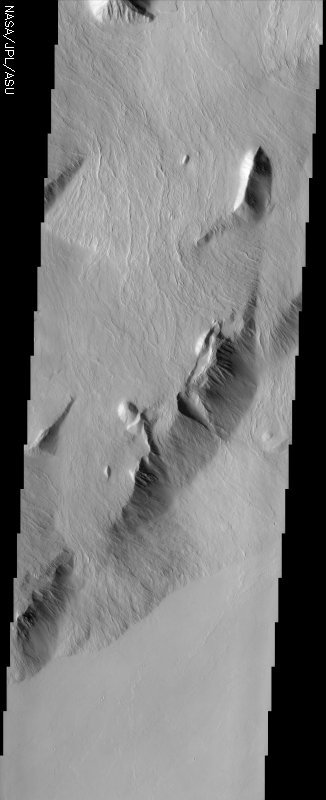 Mars Odyssey THEMIS Image: Southeastern Scarp of Olympus Mons - SpaceRef
