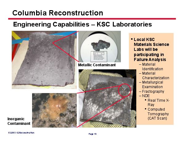 CAIB: Columbia Reconstruction - Steve Altemus NASA Reconstruction ...