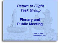 Final RTF Task Force Meeting - NASA Watch