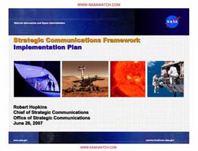 NASA Strategic Communications Framework Implementation Plan 26 June ...