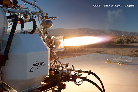 New photos of XCOR's 5K18 "Lynx" Engine - SpaceRef