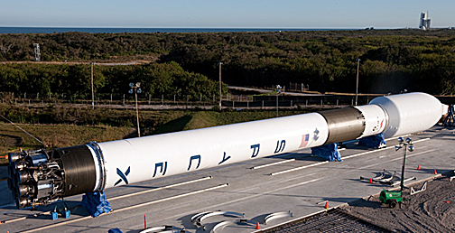 Falcon 9 Fully Integrated at the Cape - SpaceRef