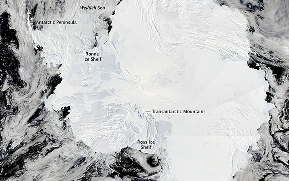 Earth Observatory Image of the Day: Antarctica - SpaceRef