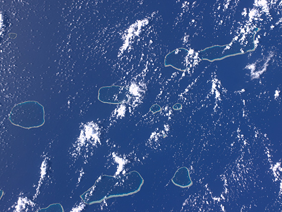 Photo: French Polynesia As Seen From Orbit - SpaceRef