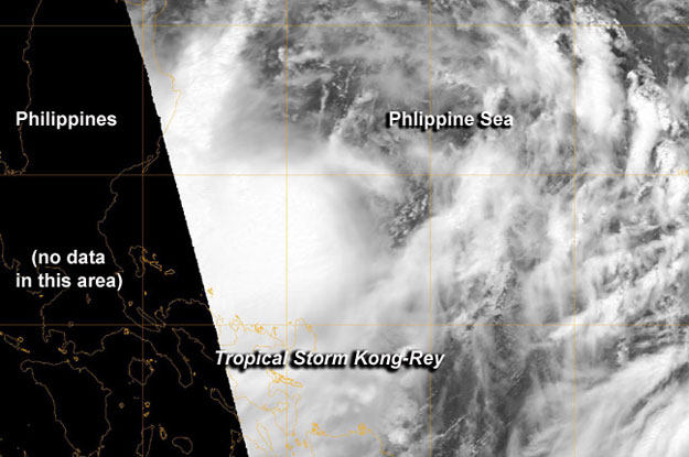 NASA Catches Tropical Storm Kong-Rey Form in Northwestern Pacific ...