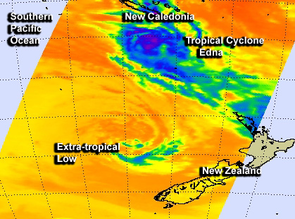 NASA Sees Tropical Cyclone Edna Affecting New Caledonia - SpaceNews