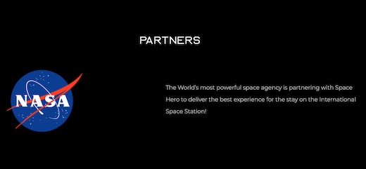 NASA And Space Hero Are Not "Partners" - At Least Not Yet - NASA Watch
