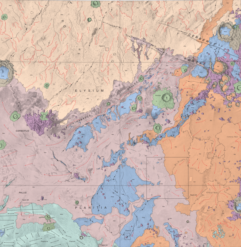 Three New USGS Astrogeology Science Center Maps Of Mars - SpaceRef