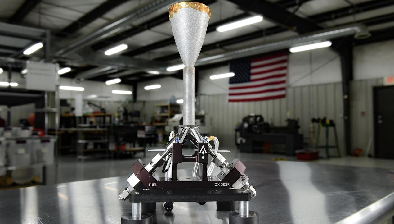 AGILE Space Industries Qualifies A110 Lunar RCS Thruster - SpaceRef